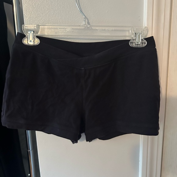 Bloch | Shorts | Body Wrappers Crossover Black Shorts | Poshmark